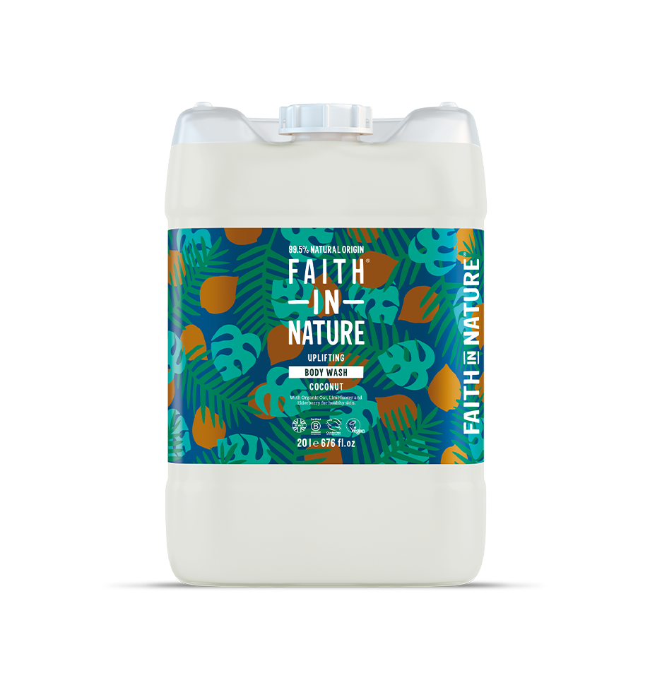 Organic Coconut Body Wash 20L Refill Faith In Nature